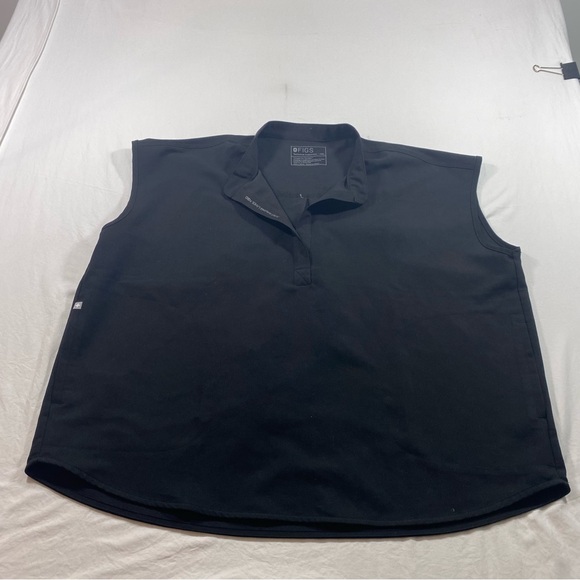 Figs | Tops | Figs Rafaela Scrubs Black Technical Collection Shirt Xxl ...